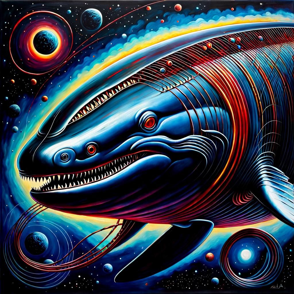Cosmic Fish - AI Generated Artwork - NightCafe Creator