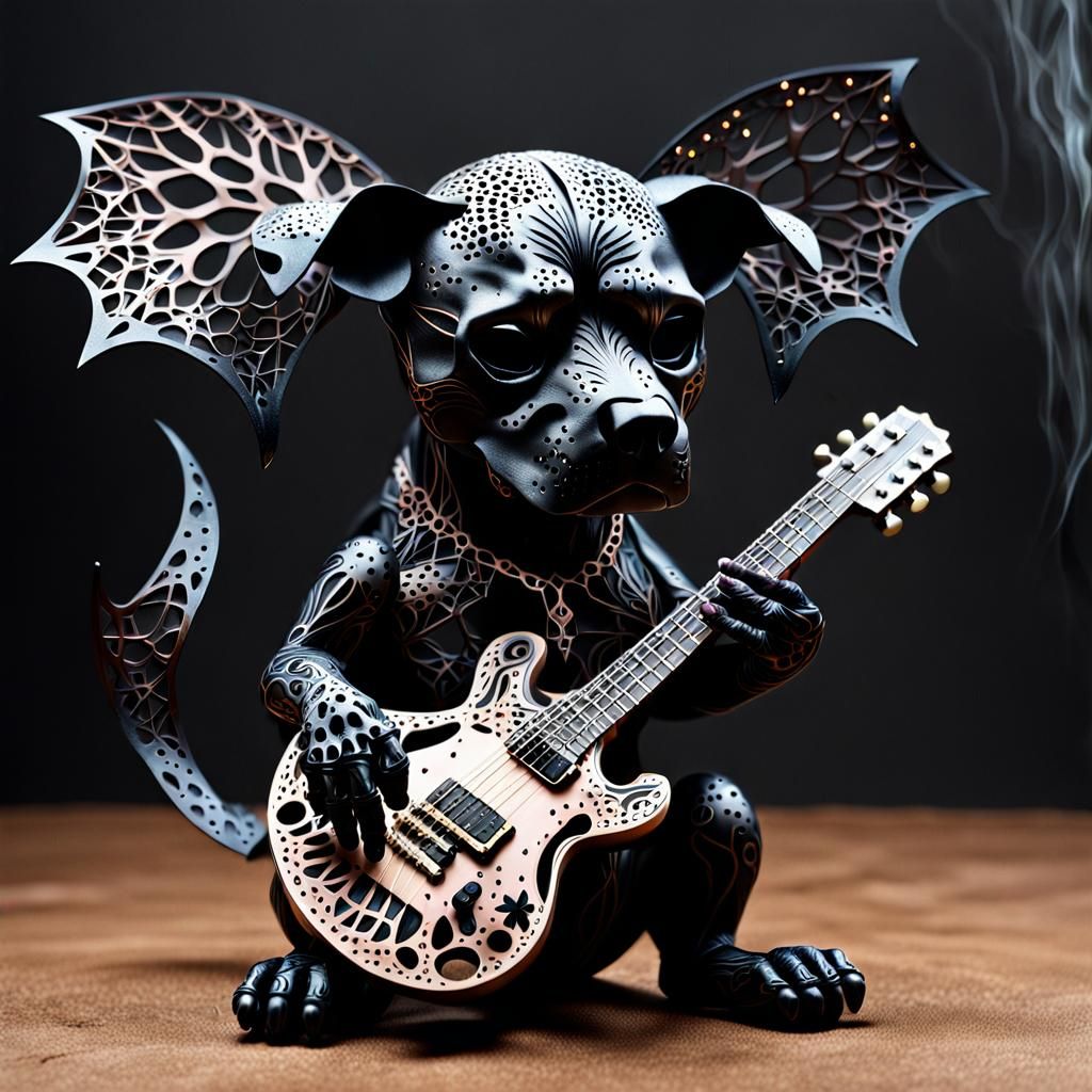 Goodbye Doggy Playing Bye-Bye Music!!!! - AI Generated Artwork - NightCafe Creator