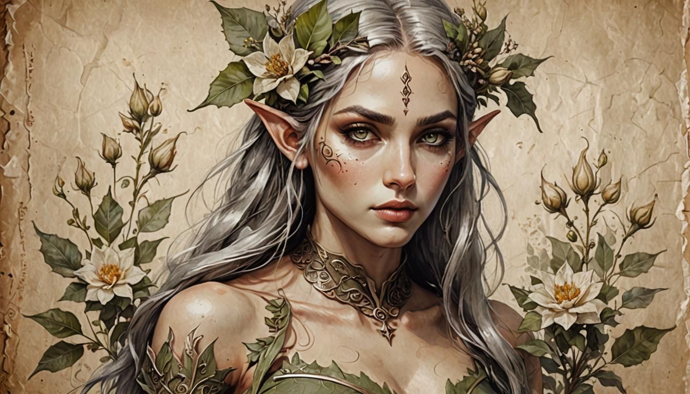 elf flowers 2 - AI Generated Artwork - NightCafe Creator