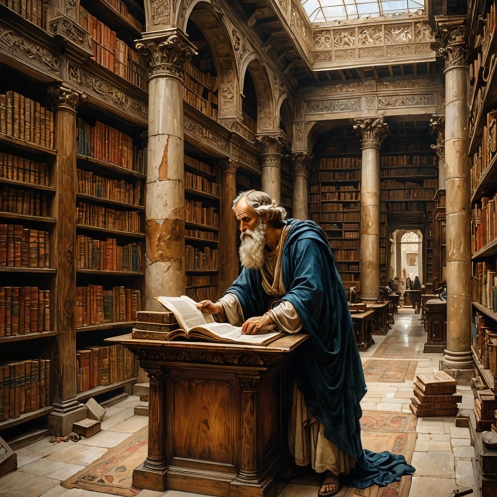 Scholar Works - AI Generated Artwork - NightCafe Creator