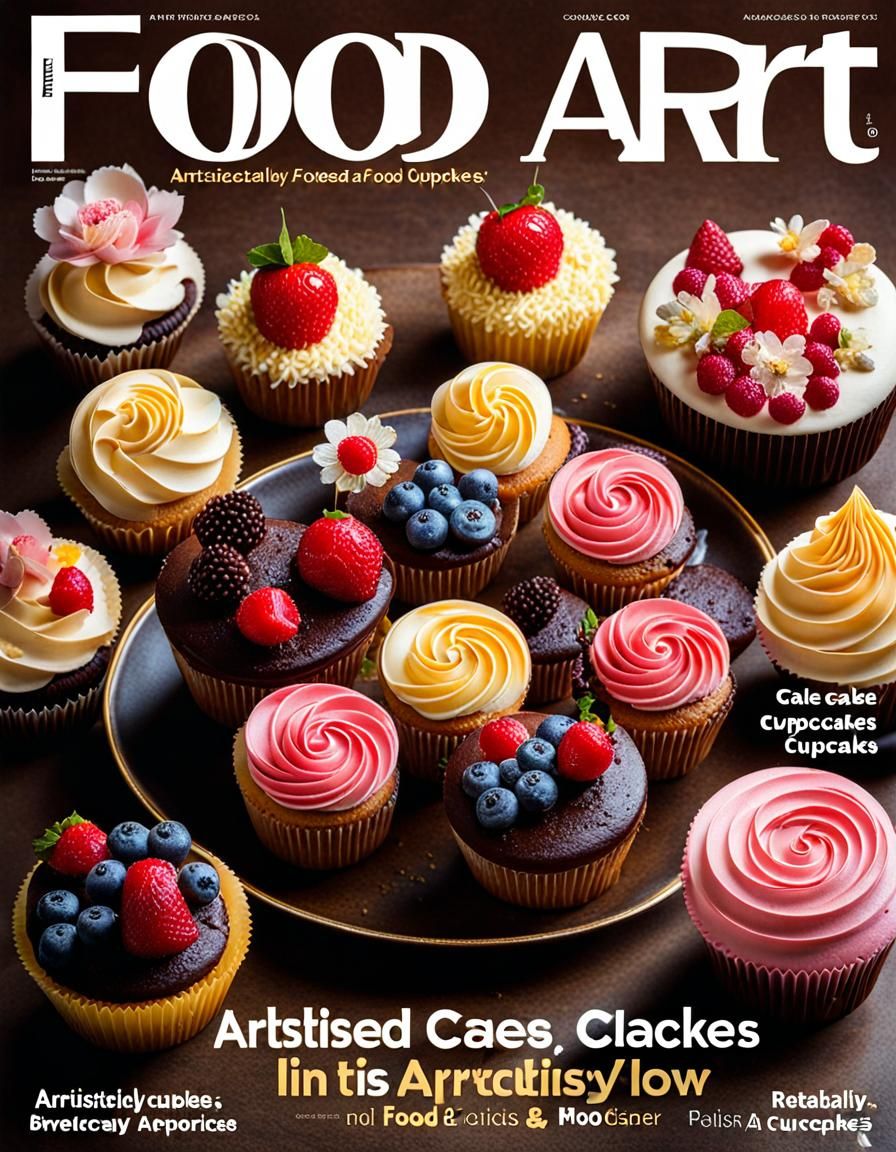 Food magazine - 1 - AI Generated Artwork - NightCafe Creator