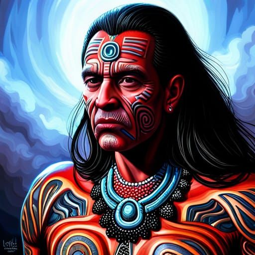 Aztec Vampire Series: Two Brothers/Shaman Warrior - AI Generated ...