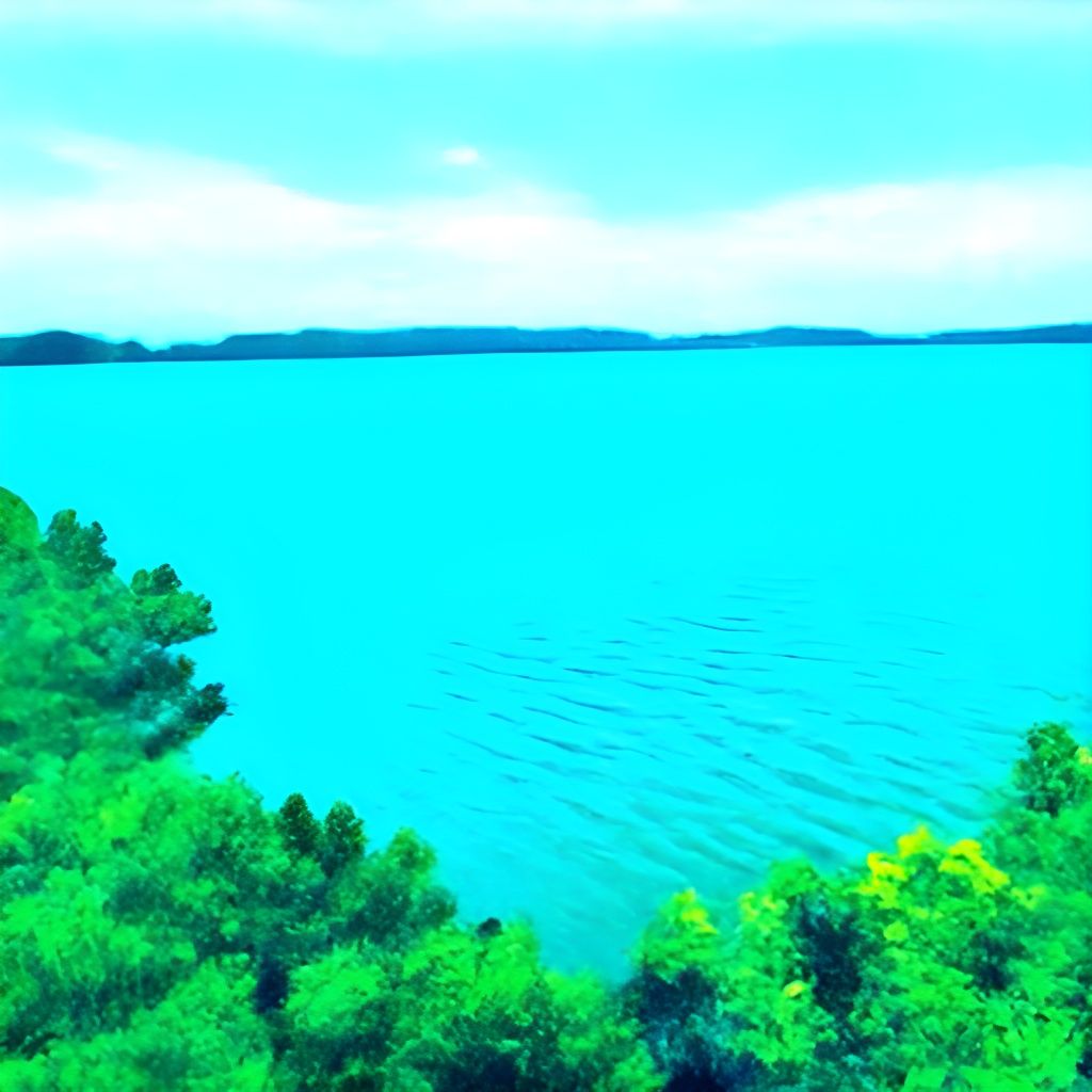 The veiw of a beautiful lake - AI Generated Artwork - NightCafe Creator