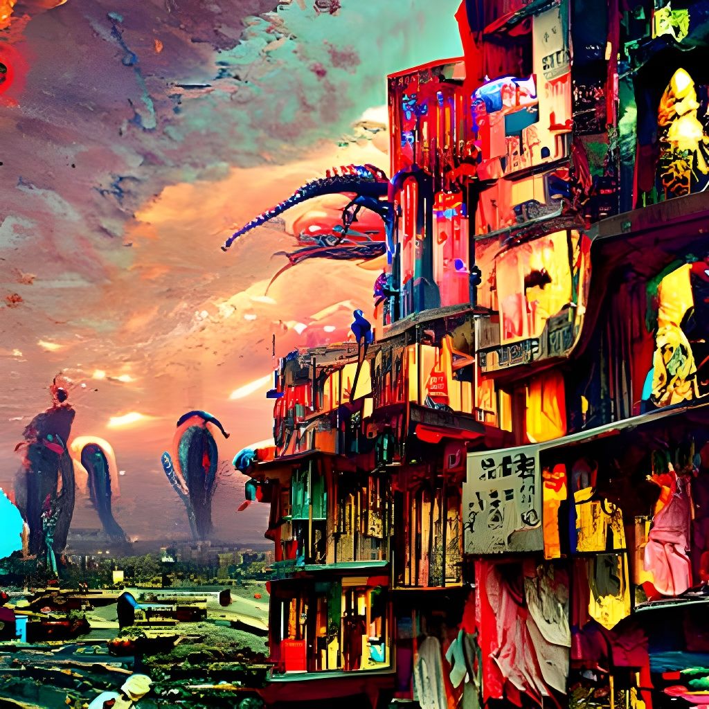 Alien living complex - AI Generated Artwork - NightCafe Creator