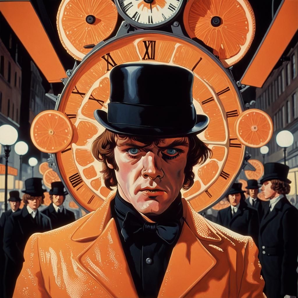 Clockwork orange - AI Generated Artwork - NightCafe Creator