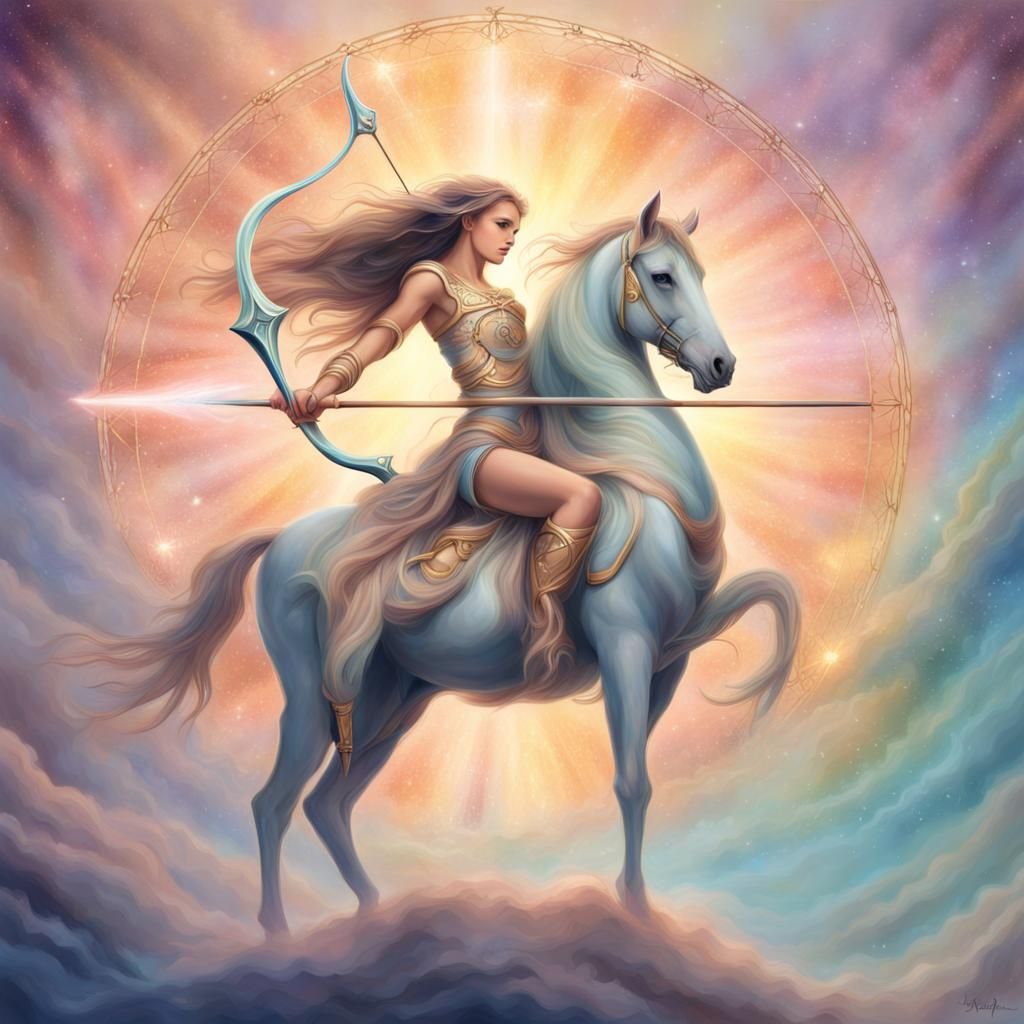 Sagittarius Astrological Sign - AI Generated Artwork - NightCafe Creator