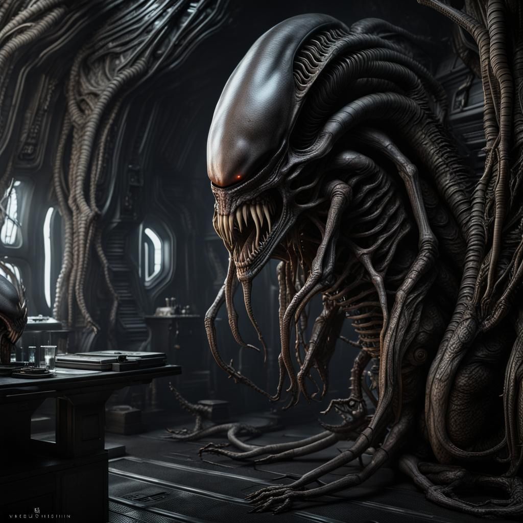 Xeno Splicing Laboratory - AI Generated Artwork - NightCafe Creator