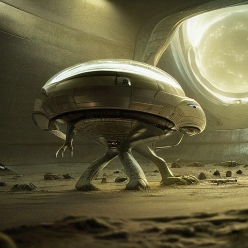 Alien Tech XI - AI Generated Artwork - NightCafe Creator