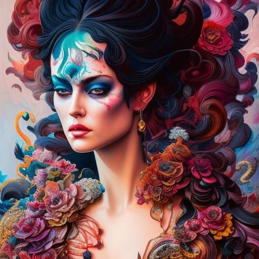 Decorated In Rainbow - AI Generated Artwork - NightCafe Creator