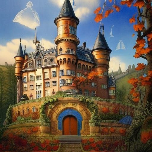 Castle - AI Generated Artwork - NightCafe Creator