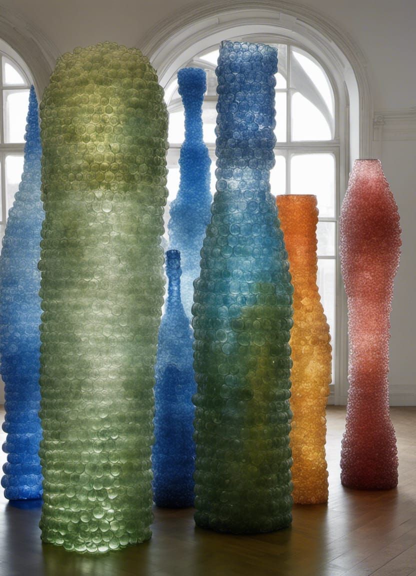 Bubblewrap Bottles - AI Generated Artwork - NightCafe Creator