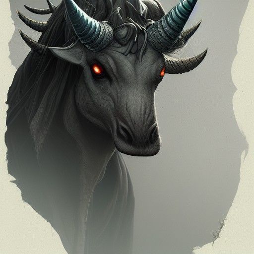 Bicorn from the Land of Throwdown - AI Generated Artwork - NightCafe ...