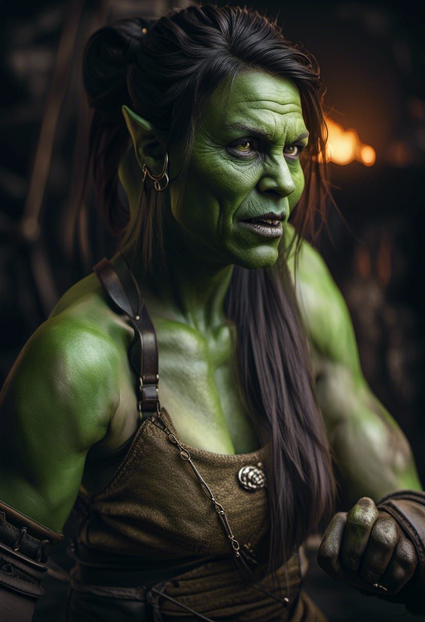 orc woman - AI Generated Artwork - NightCafe Creator