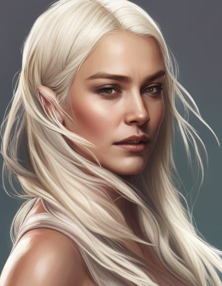 Blonde bombshell - AI Generated Artwork - NightCafe Creator