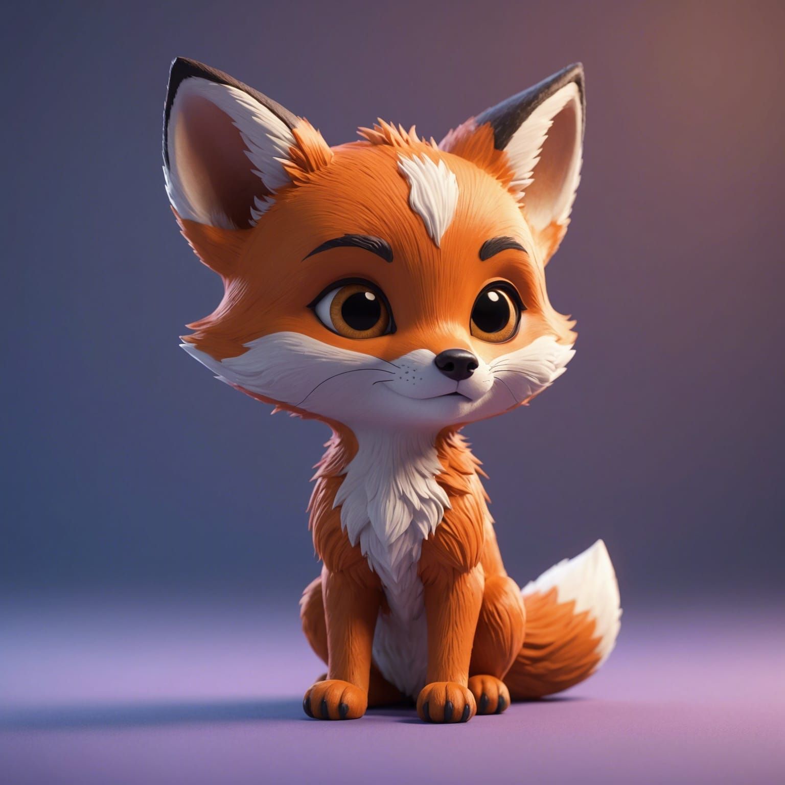 chibi fox - AI Generated Artwork - NightCafe Creator