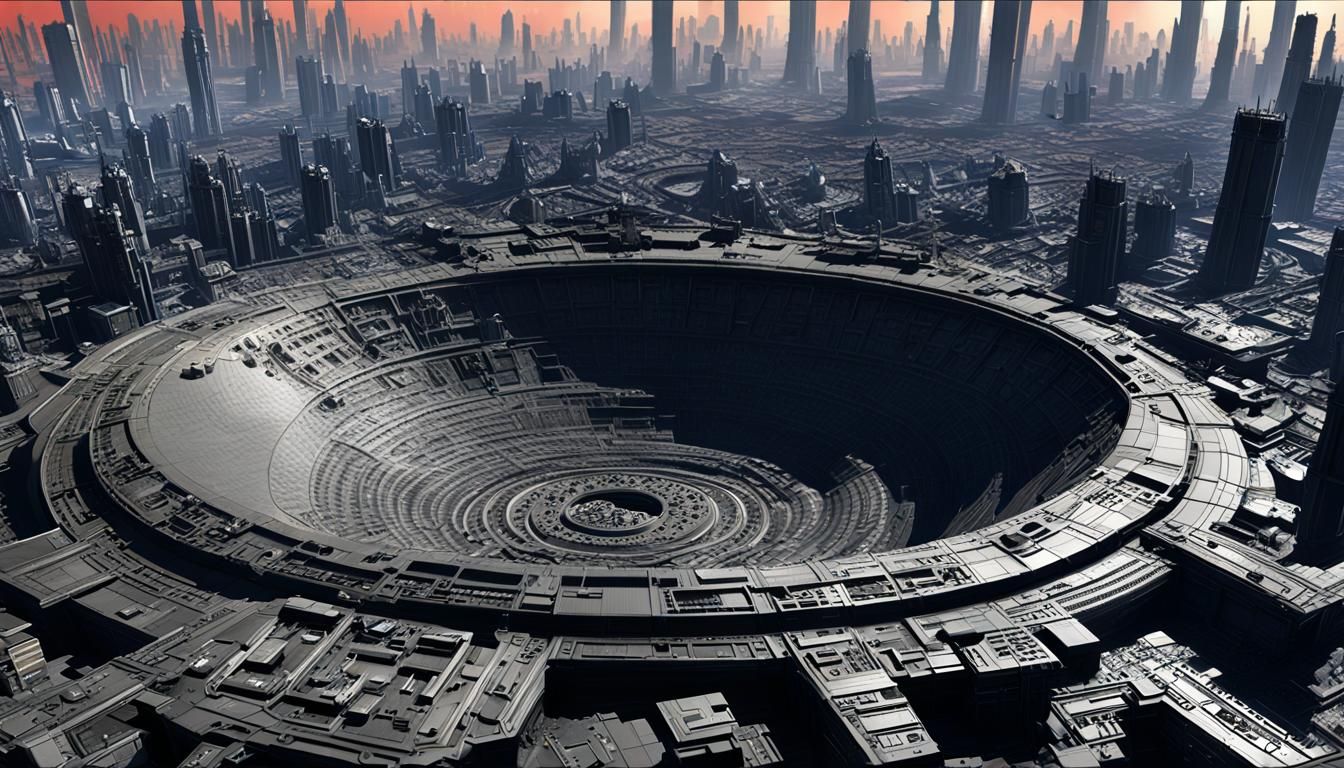 Alien Mega City - AI Generated Artwork - NightCafe Creator