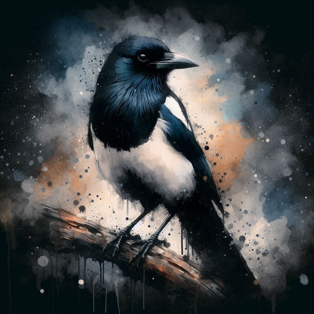 magpie - AI Generated Artwork - NightCafe Creator