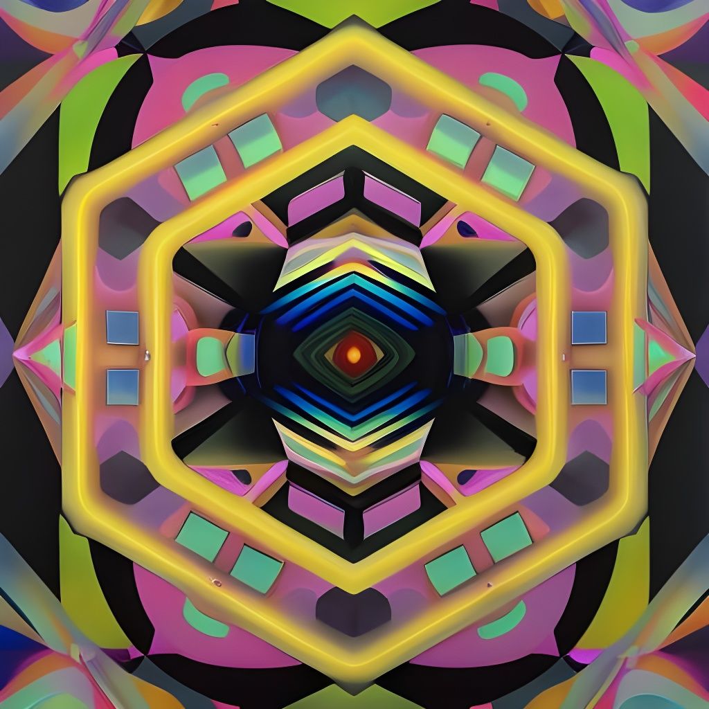 Geometric abstract 14dec22 - AI Generated Artwork - NightCafe Creator