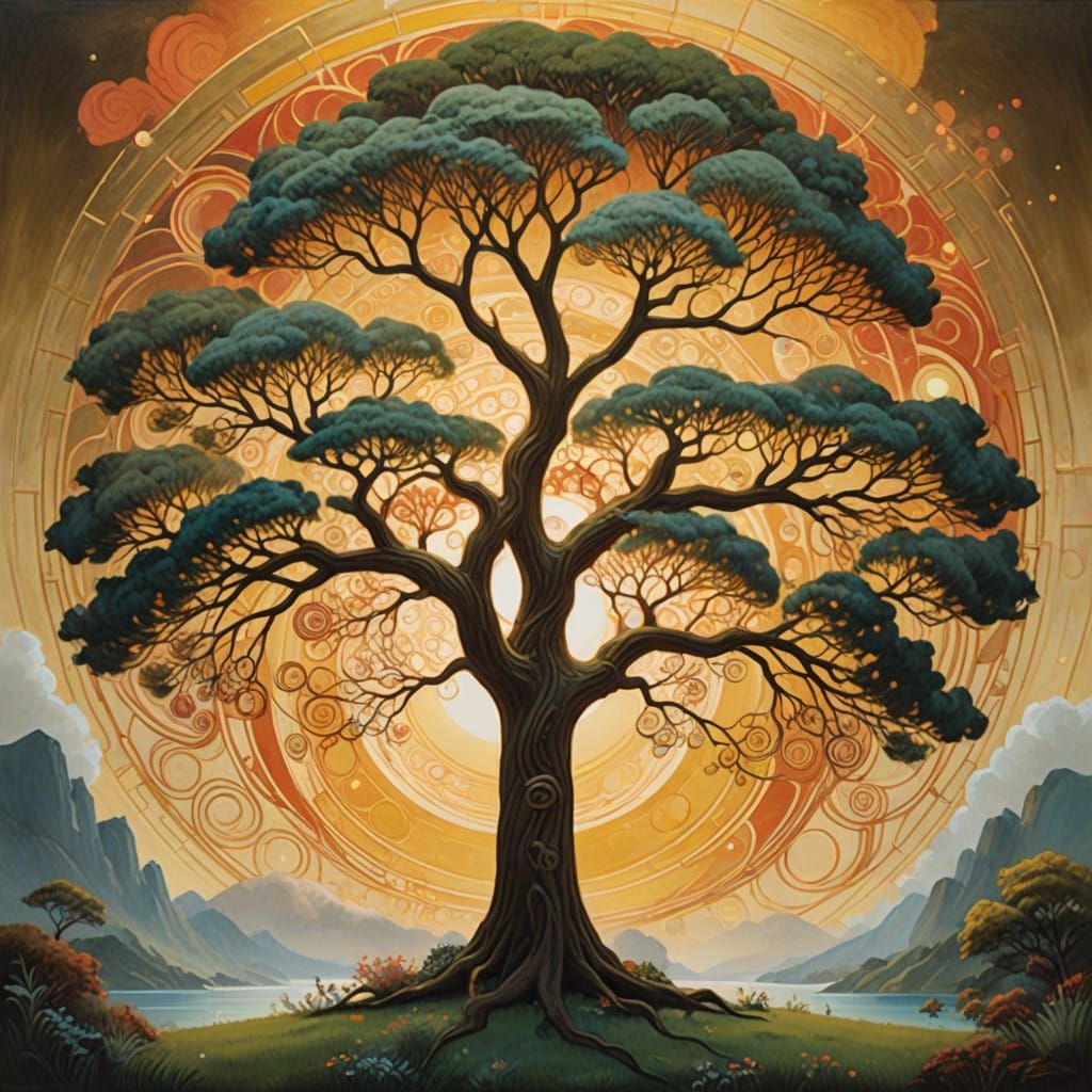 sacred geometry of trees - Sacred Geometry of Trees in Golde...