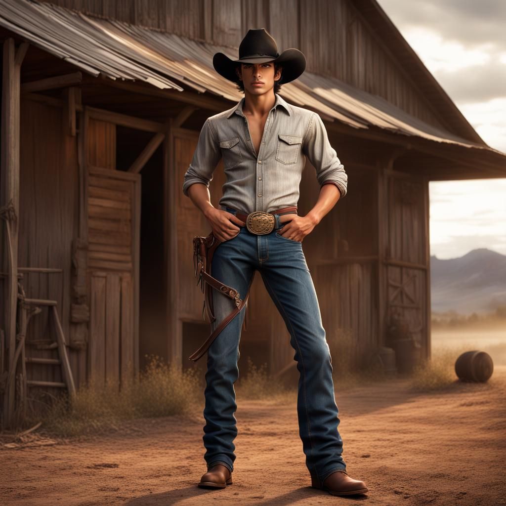 Cowboy 231029F - AI Generated Artwork - NightCafe Creator