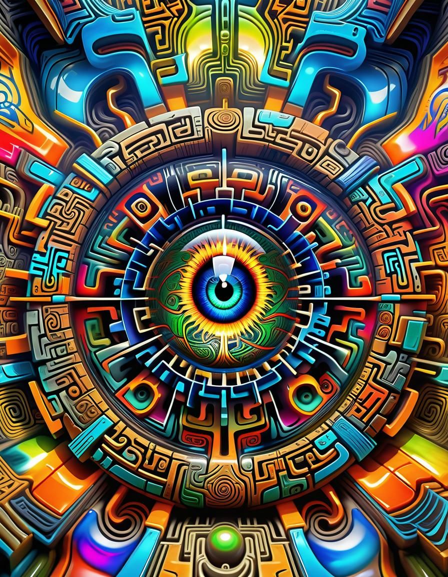 Psy-Eye series , 30mar24 - AI Generated Artwork - NightCafe Creator
