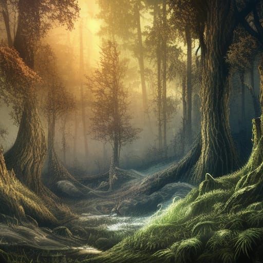 forest - AI Generated Artwork - NightCafe Creator