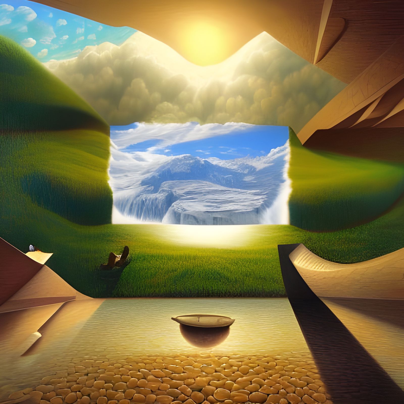 Messed up Sunrise - AI Generated Artwork - NightCafe Creator