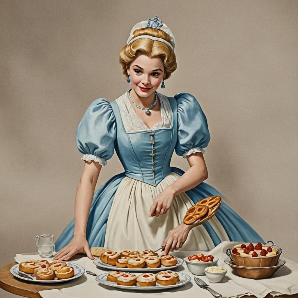 Cinderella as Ma Baker - Cinderella Transformed into a Feist...