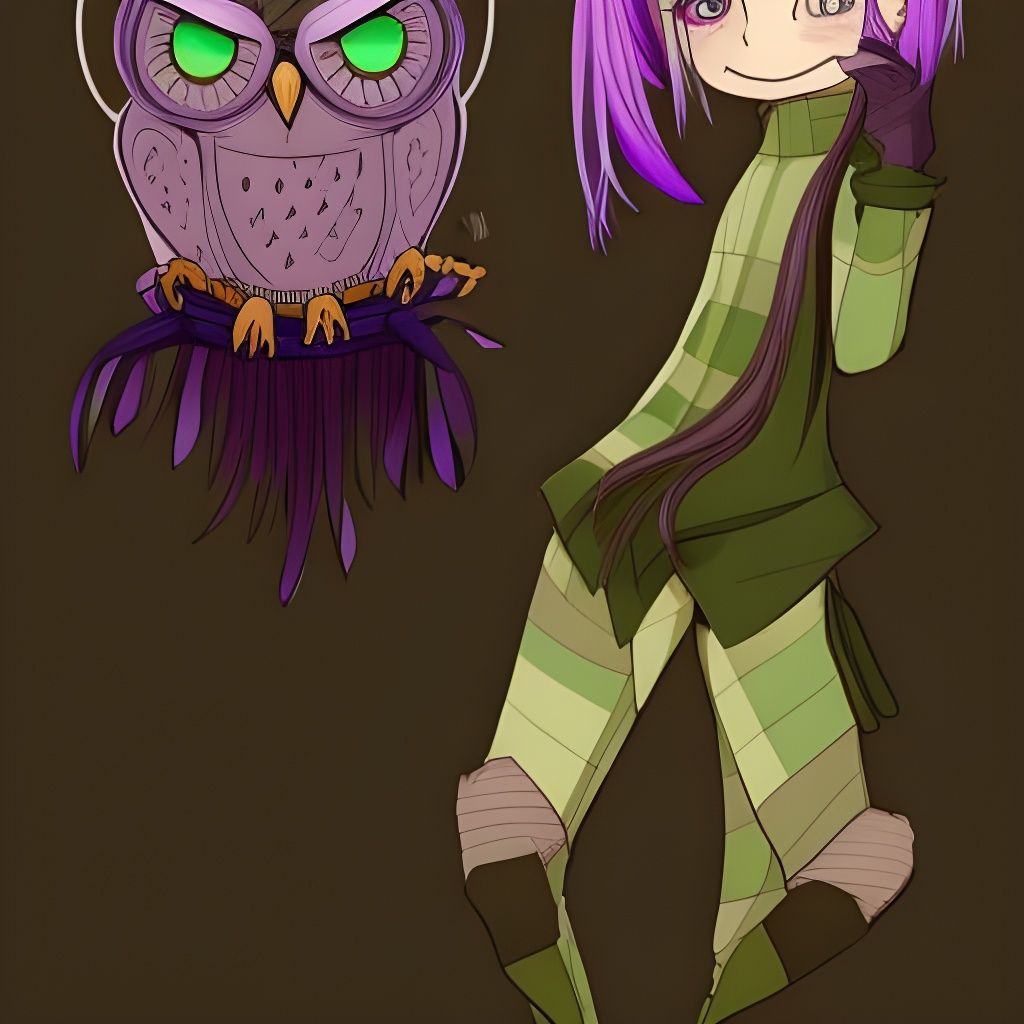 Retro The Owl House Amity - AI Generated Artwork - NightCafe Creator