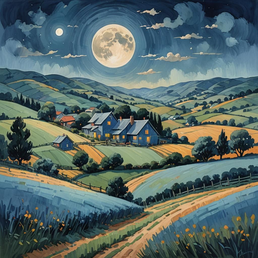 Goodnight world - AI Generated Artwork - NightCafe Creator