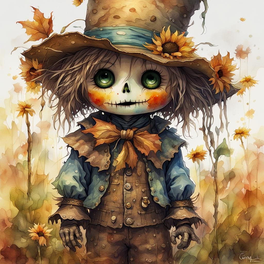 Scarecrow... - AI Generated Artwork - NightCafe Creator