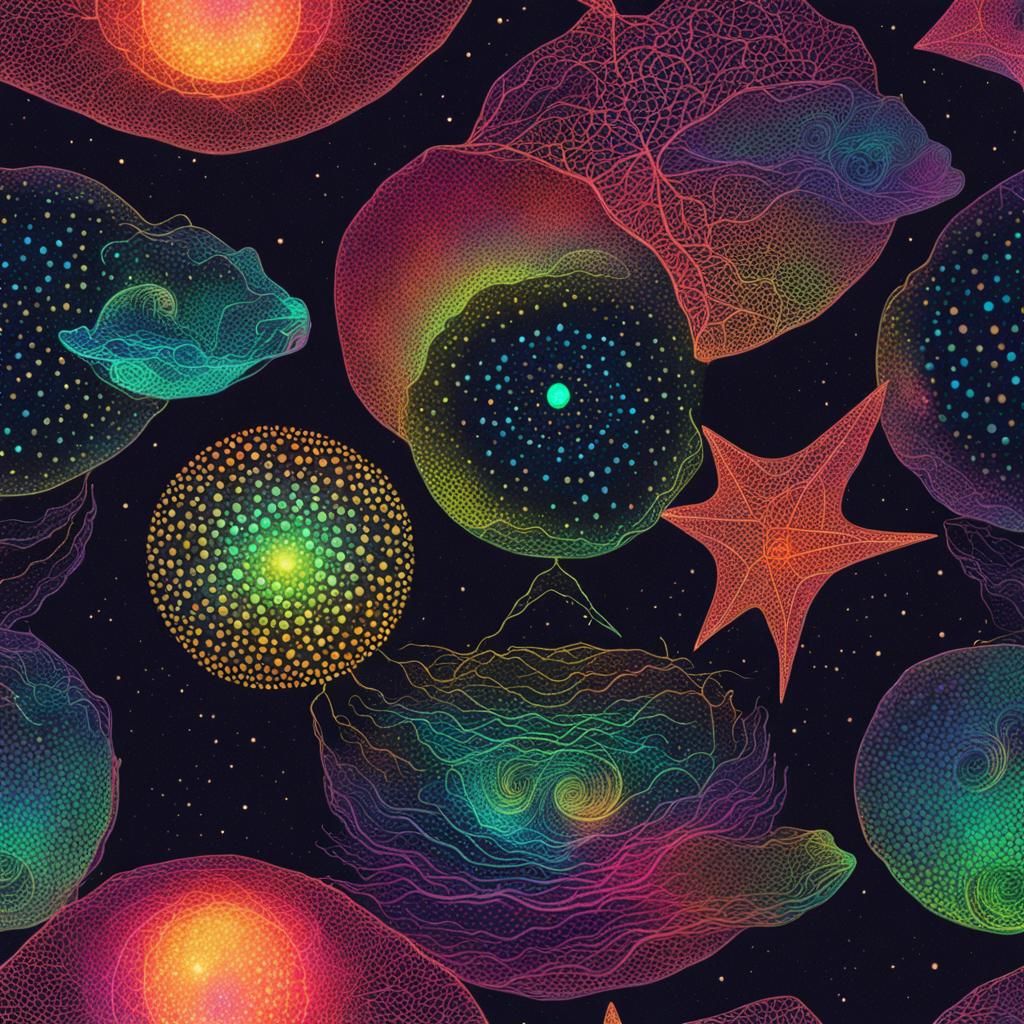 Ethereal aliens - AI Generated Artwork - NightCafe Creator