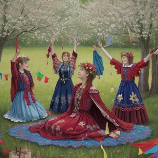 Beltane May Day May 1st - Ancient Celtic Ritual Celebrates ...