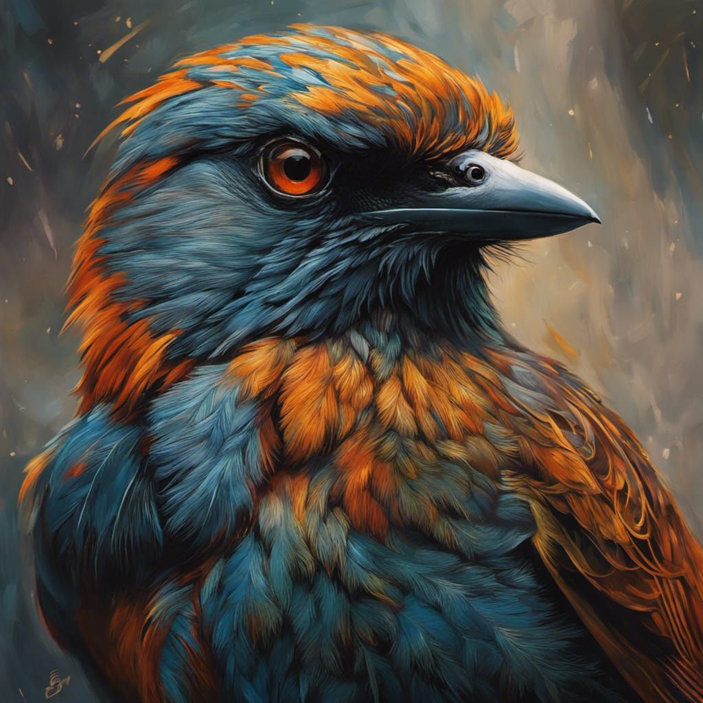 "Bird portrait!" - AI Generated Artwork - NightCafe Creator