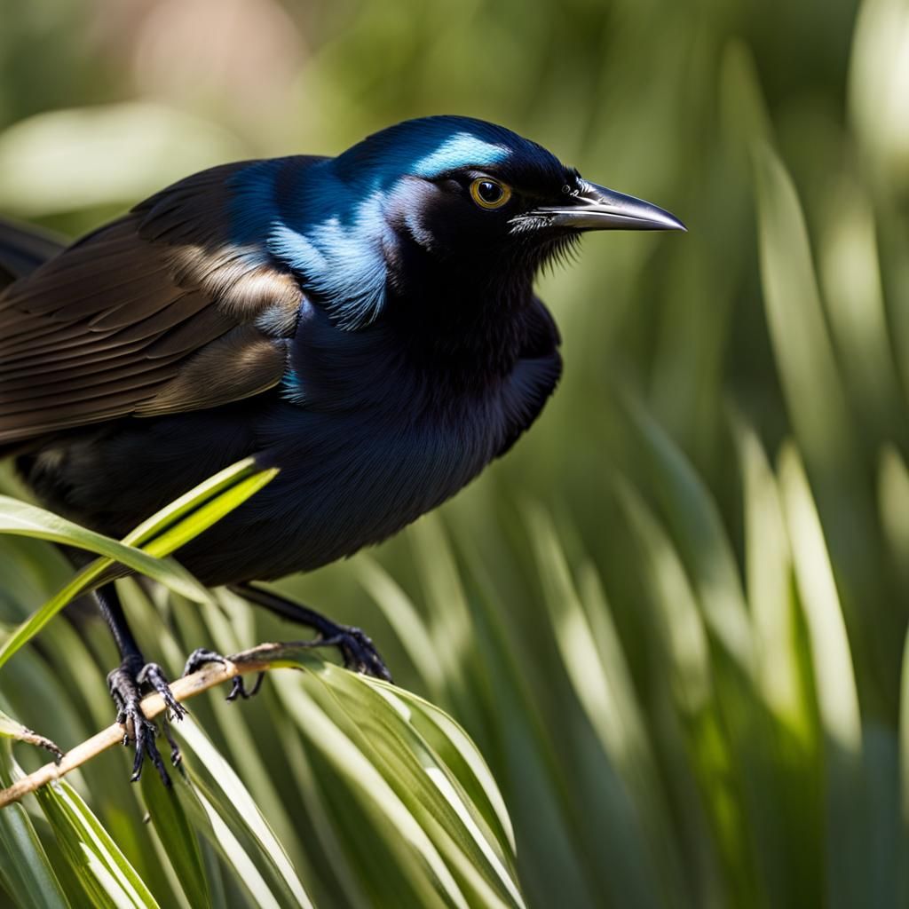 Common Grackle - AI Generated Artwork - NightCafe Creator