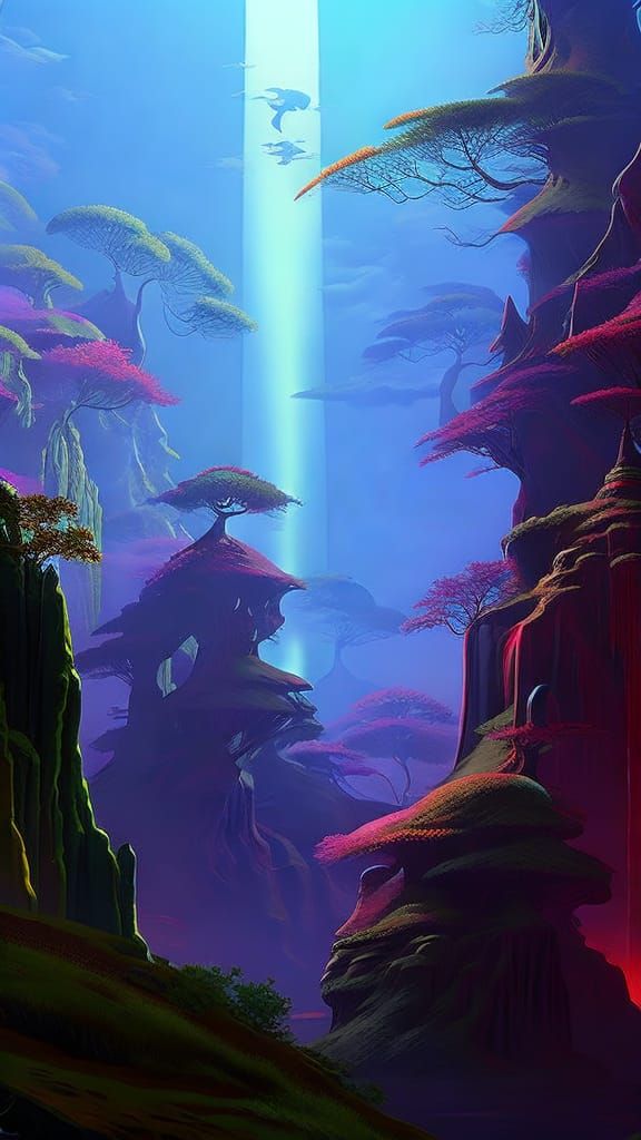 portrait of a fourth dimensional god, astral projection, twisted ...