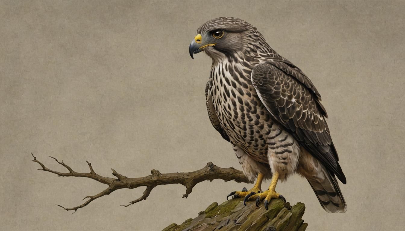 Goshawk of Agares whose name is Kelver - AI Generated Artwork ...