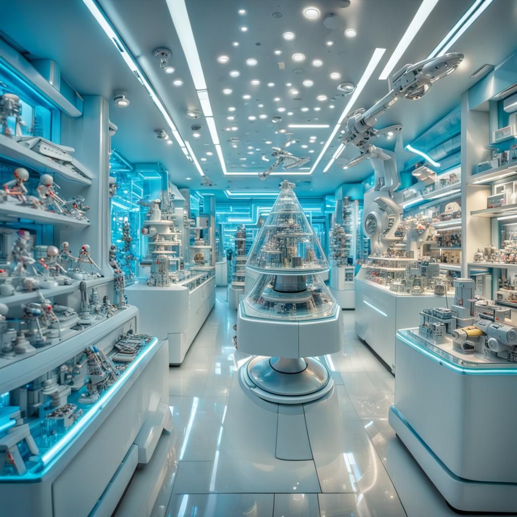 Hyper-Futuristic Toy Store - Hyper-Futuristic Toy Store