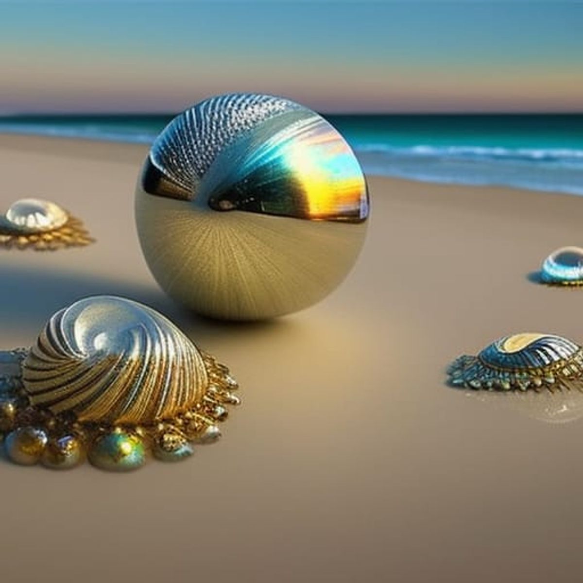 Seashells - AI Generated Artwork - NightCafe Creator