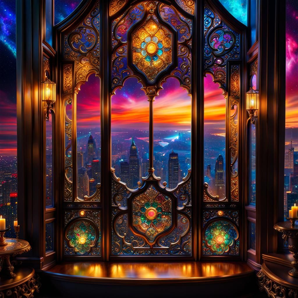 Window To The Universe - AI Generated Artwork - NightCafe Creator