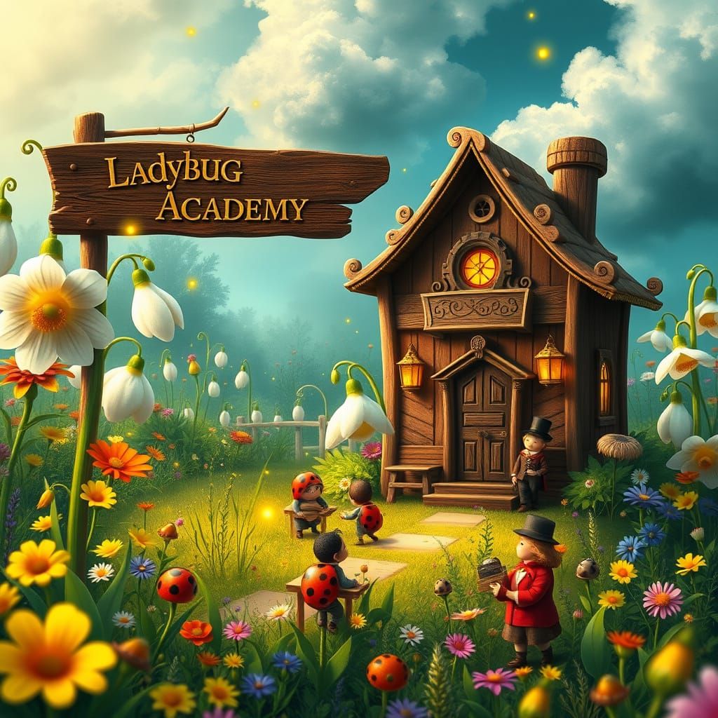Where ladybugs go to school - Ladybug Academy in a Vibrant R...