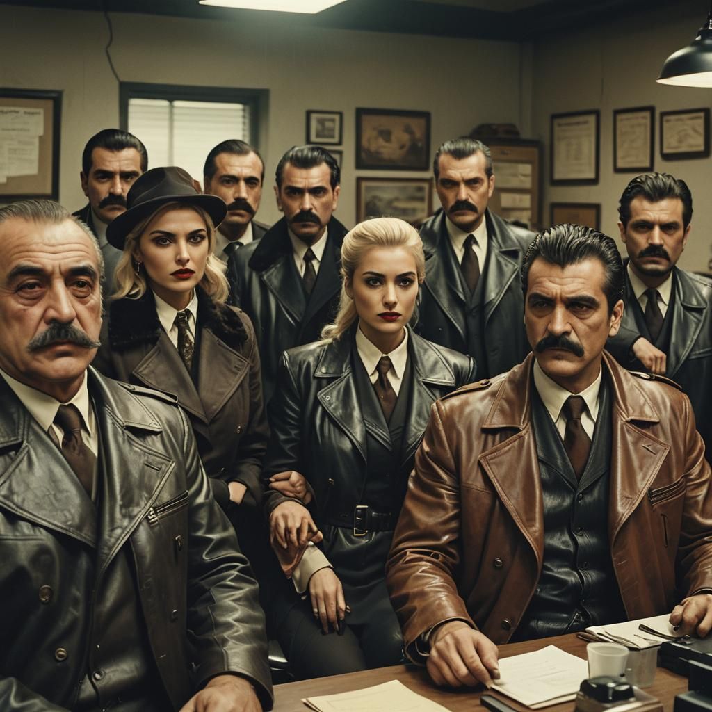 Turkish secret police II, noir scene