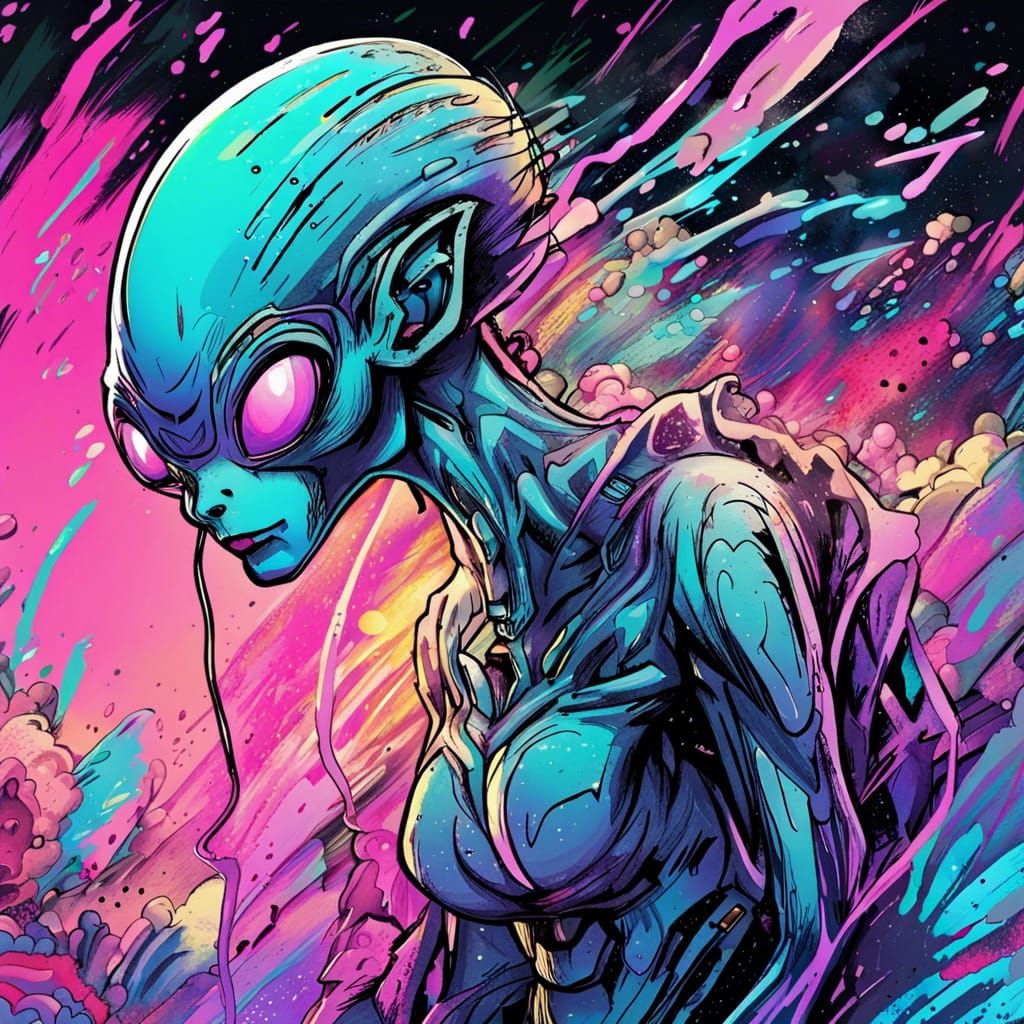 alien - AI Generated Artwork - NightCafe Creator