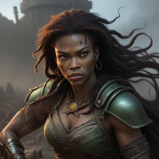 Tiana, Warrior Princess - Alt. Disney Princesses - AI Generated Artwork ...