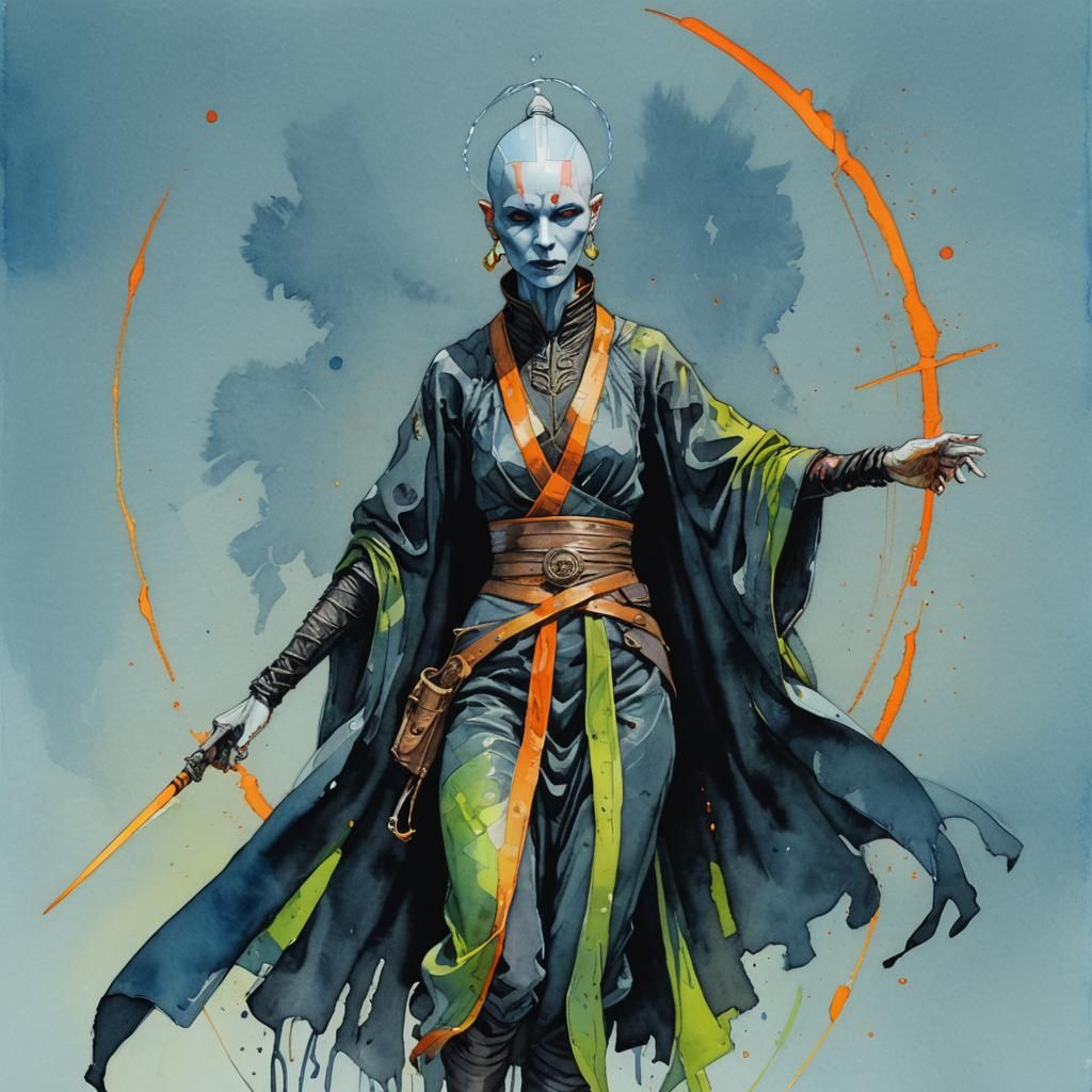 Ventress in Other Colors - AI Generated Artwork - NightCafe Creator