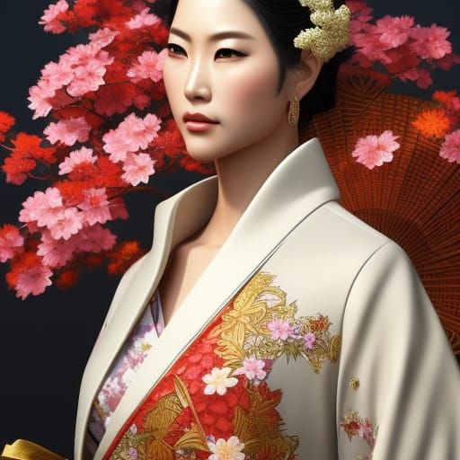 Japanese woman - AI Generated Artwork - NightCafe Creator