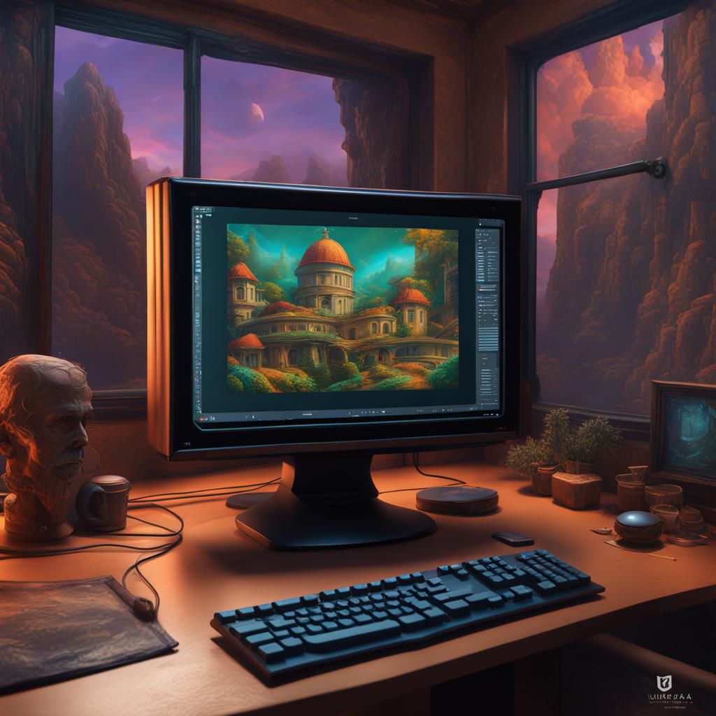 Older office - AI Generated Artwork - NightCafe Creator