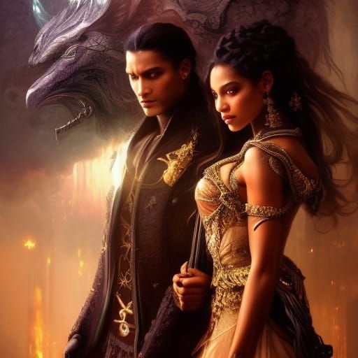 Vampire Couples IV - AI Generated Artwork - NightCafe Creator
