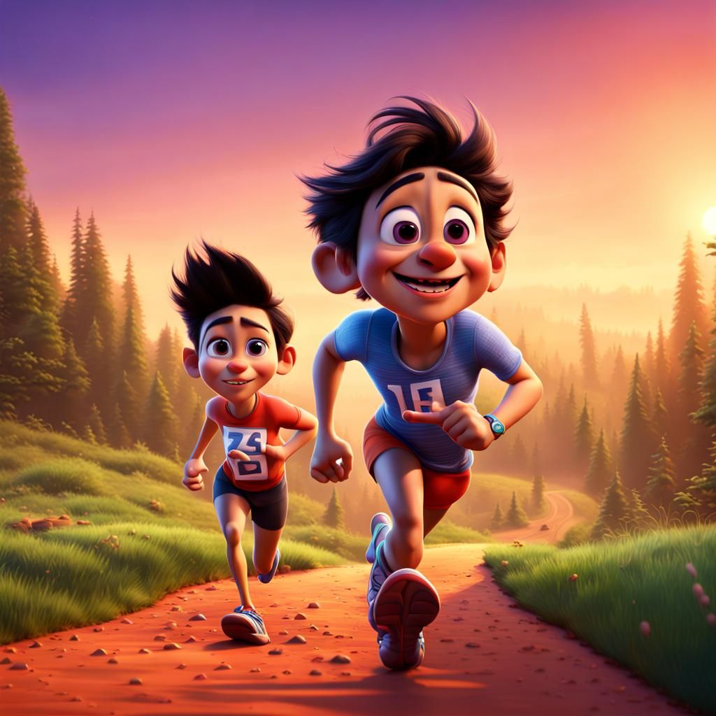 Disney Pixar movie poster about cross country running Pixar, Disney ...