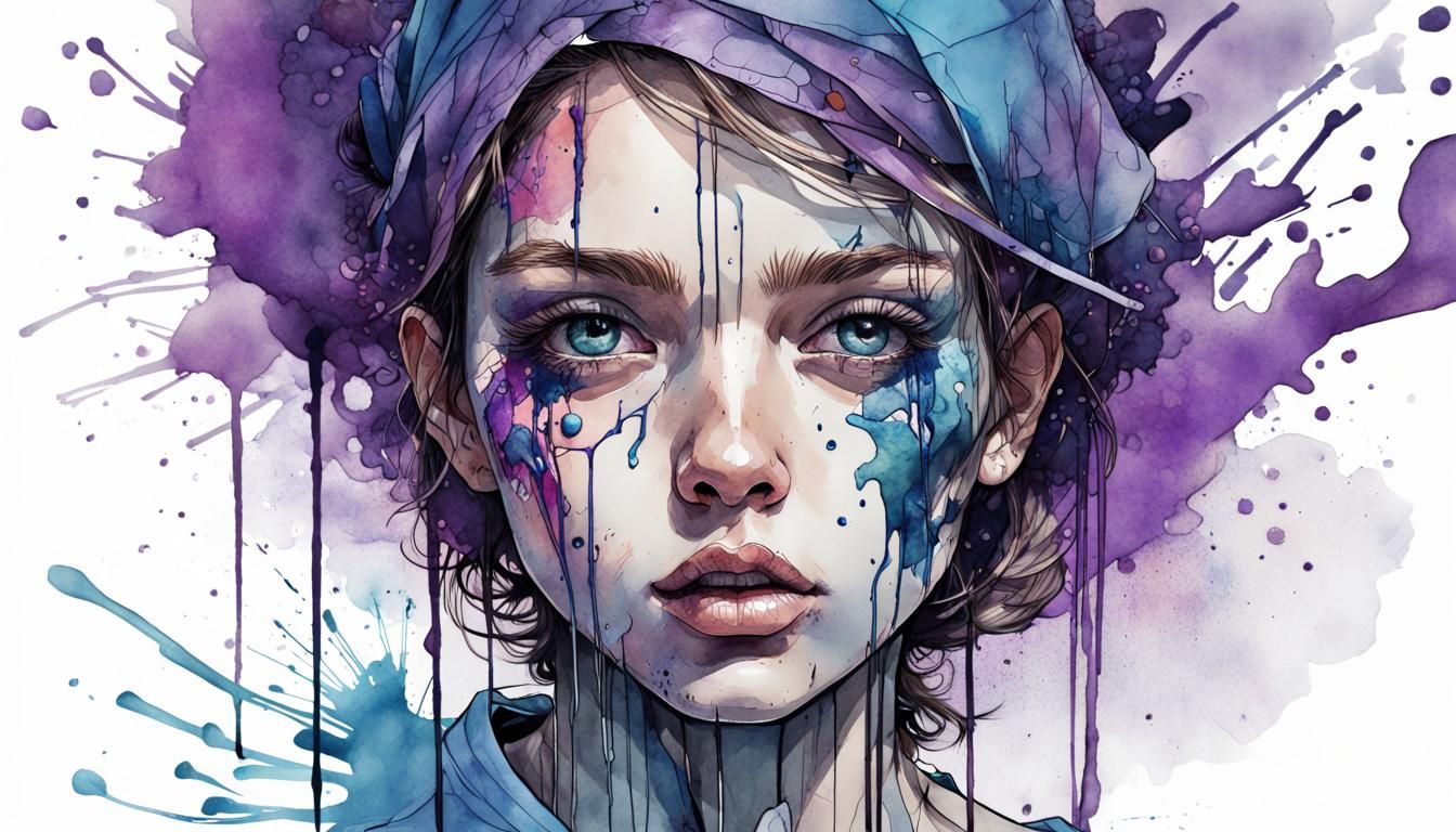 Color spill on face - Color spill on face